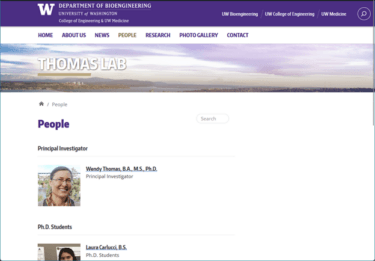 The Thomas Lab has new Website – Thomas Lab