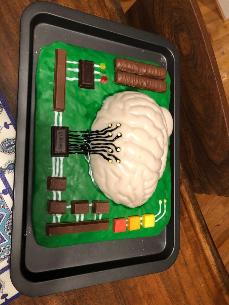 Our cake won the second place at the Bioengineering holiday party ...